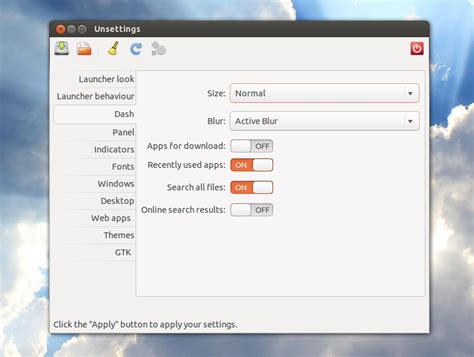 Tweak Unity With Unsettings Now With Ubuntu Support Web Upd Ubuntu Linux Blog