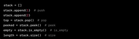 Stack In Python