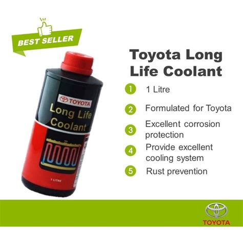 Toyota Long Life Coolant L Radiator Coolant Cecair Penyejuk Radiator