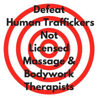 Defeat Human Traffickers Not Massage Therapists Look Before You Book A Massage
