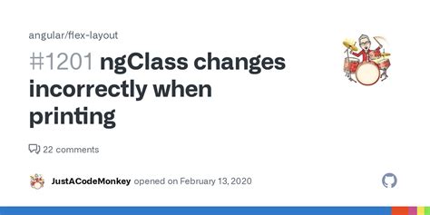 NgClass Changes Incorrectly When Printing Issue 1201 Angular Flex Layout GitHub