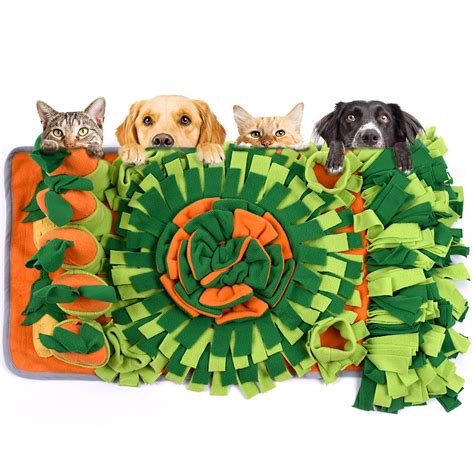 Wopet Snuffle Mat For Pets Interactive Puzzle Toy Slow Feeding Nose