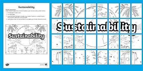 Sustainability Collaborative Colouring