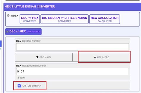 digital forensics examiner hex and little endian converter