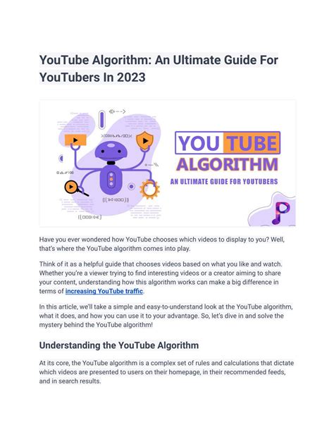 PPT - YouTube Algorithm An Ultimate Guide For (2) PowerPoint Presentation - ID:12891871