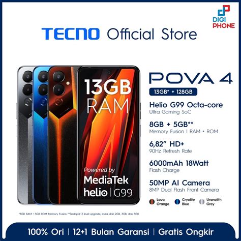 Jual Tecno Pova Garansi Resmi Tecno Indonesia Shopee Indonesia