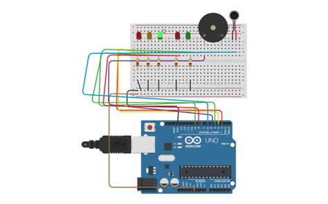 Circuit Design Projeto Circuito Semaforo Tinkercad