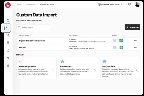 custom data import integrate any data source for comprehensive