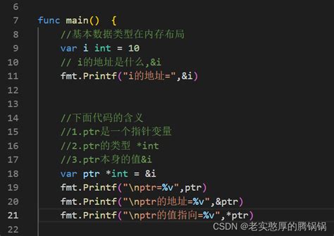 Golang 指针golang取出指针中的值 Csdn博客