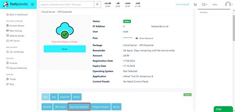 How To Reset A Vps Password Knowledge Hub Fast Panda