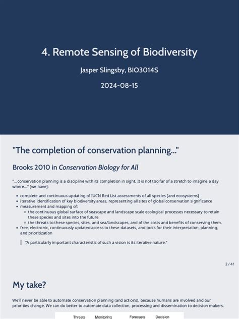 4 remote sensing of biodiversity pdf