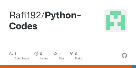 github rafi192 python codes