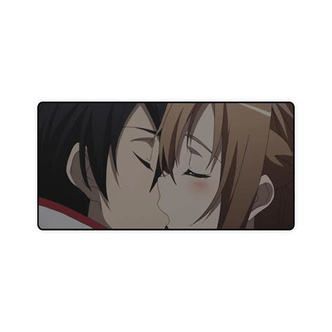 Kirito Kiss Asuna Mouse Pad Desk Mat