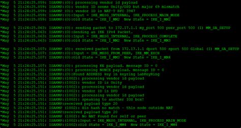 debugging ipsec vpn s ccie or null