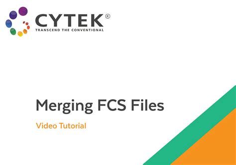 Merging Fcs Files Cytek Biosciences