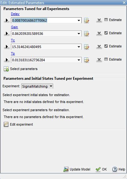 Identify Key Parameters For Estimation Gui Matlab And Simulink