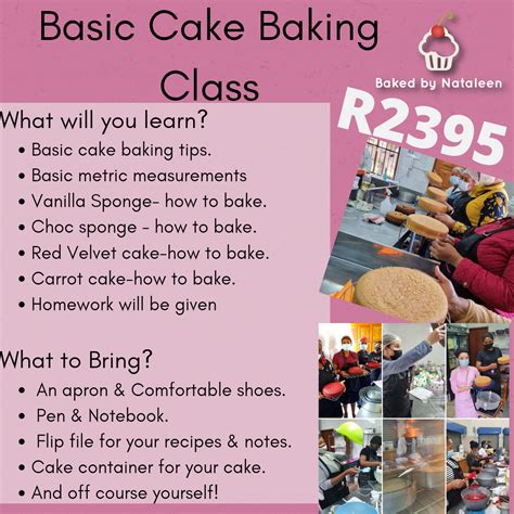 Basic Cake Baking Class Baked By Nataleen