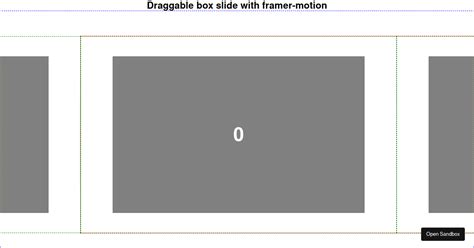 Draggable Slider Framer Motion Codesandbox
