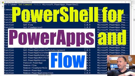 powershell for powerapps and flow youtube
