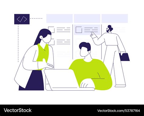 Agile Project Management Abstract Concept Vector Image