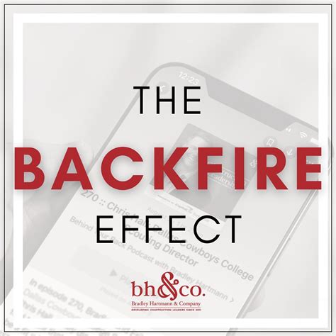 What is the backfire effect and... - Bradley Hartmann and Co.