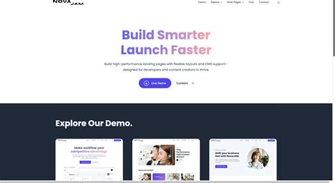15 react landing page template free themeselection