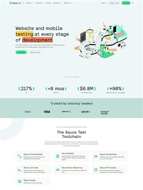 Sauce Labs Website Design Lapa Ninja Sauce Labs Website Design Lapa Ninja