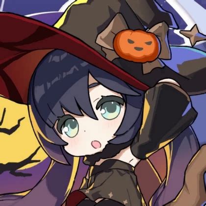 Halloween Mona Genshin Impact Icon