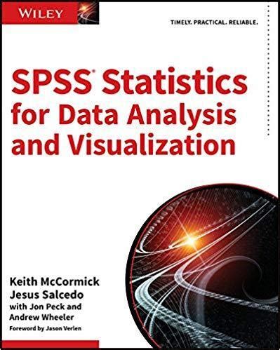 Spss Statistics For Data Analysis And Visualization Ronoski