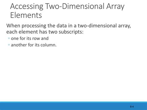 Ppt Multi Dimensional Arrays Powerpoint Presentation Free Download