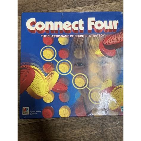 孩之寶 正版connect four四子棋 美國製 意智力桌遊 蝦皮購物