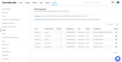 microsoft s system center configuration manager sccm integration with hexnode hexnode help