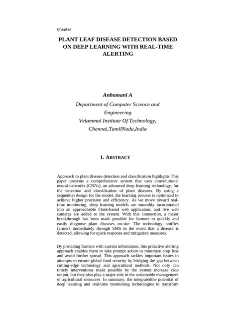 Plant Leaf Disease Detection Based On Deep Learning With Real 20 05