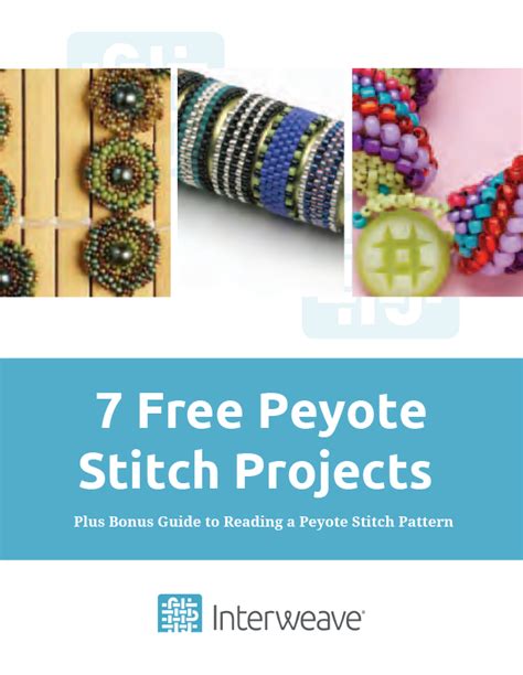 7 Free Peyote Stitch Beading Patterns Beading Free Beading Patterns Interweave