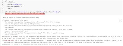 Pyspark Facing Issue To Use Spark Inside Python Function Stack Overflow