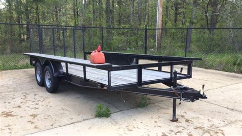 16 Foot Tandem Axle Trailer Taylor Auction And Realty Inc