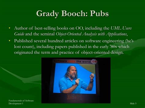 Ppt Grady Booch Pronounced Bootch Powerpoint Presentation Free Download Id845909