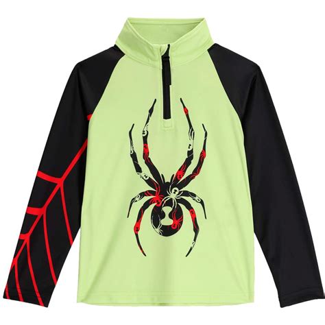 Spyder Bug Half Zip Sweatshirt Green Snowinn