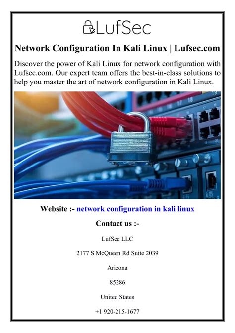 PPT Network Configuration In Kali Linux Lufsec Com PowerPoint Presentation ID 13152775