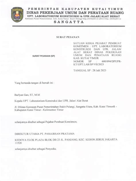 Dokumen Kontrak Boring Dan Milling Machine Keseluruhan Pdf