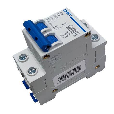 Chint 2a Miniature Circuit Breaker 2 Pole 4 5 Kaic Din Rail Type Mcb Circuit Breaker Eb2pc24