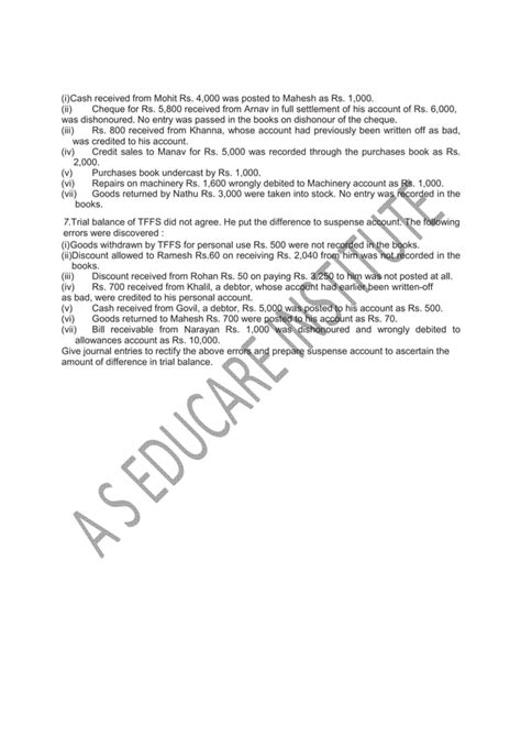 Numerical Questions Pdf Business Accounting And Finance Business