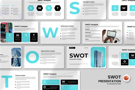 Swot Powerpoint Template Graphic By Qrdesignstd · Creative Fabrica