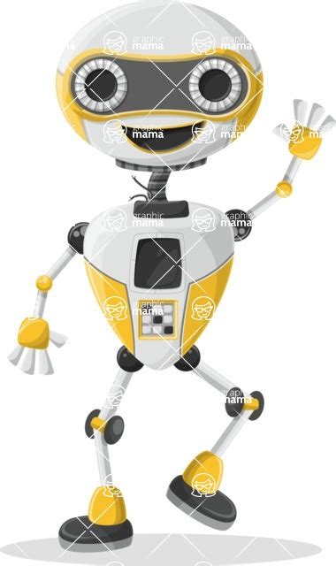 Human Like Robot Cartoon Cartoon Robot Clipart Bundle Graphicmama