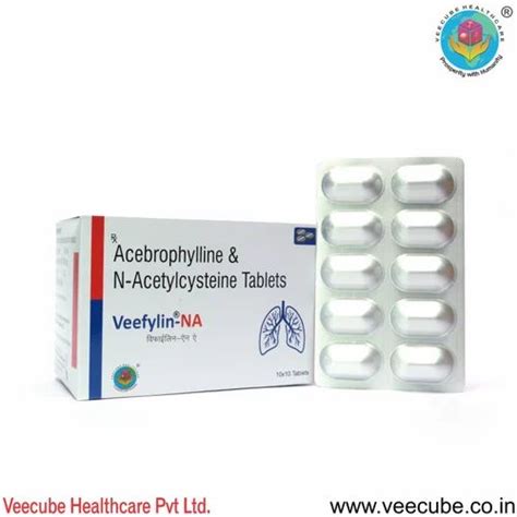 Acebrophyllin 100 Mg And N Acetylcysteine 600mg Tablet At ₹ 2400 Box In