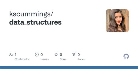 GitHub Kscummings Data Structures