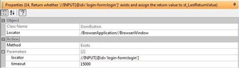 Silktest Workbench How Do I Use The Exists Method In A Visual Test