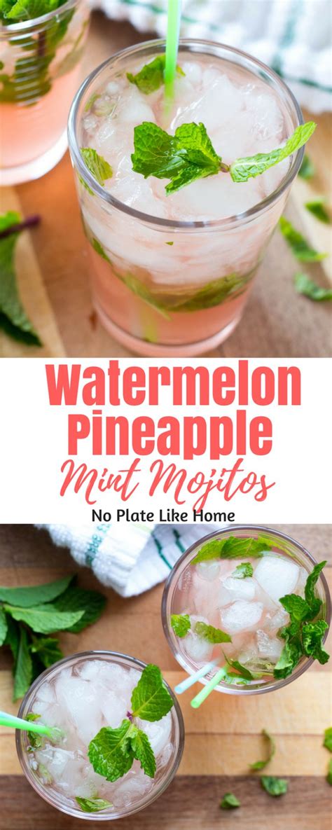 Summer Drink Ideas With Mint