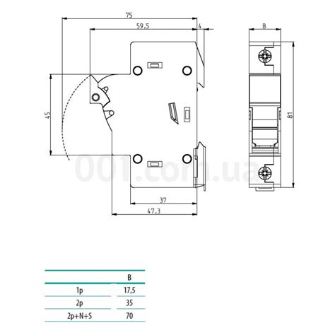 Тримач плавкої вставки розєднувач Efh 10 2p 25a 1000В Dc Eti 2540203 купити в Києві в