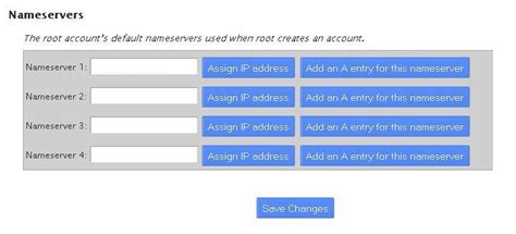 How To Set Default Name Servers From WHM